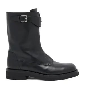 Alexander McQueen Biker Boot - Black