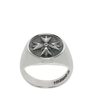 Emanuele Bicocchi Signet Ring - Silver