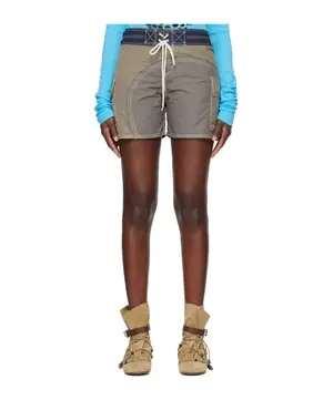 EDWARD CUMING Half-moon Lace-up Swim Trunks
