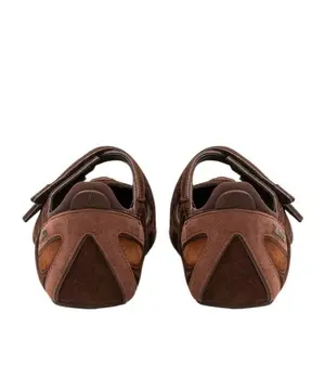 Attico Logo Printed Ballet Flats