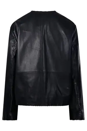 RÓHE Blanket-stitch Leather Jacket