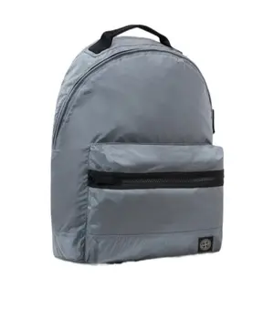 Stone Island Backpack With Front Pocket And Adjustable Padded Straps