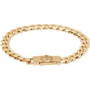 Emanuele Bicocchi Engraved Logo Chain Bracelet