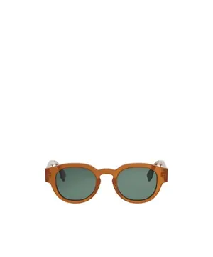 Fendi Round Frame Sunglasses - Orange