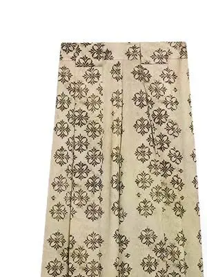 Momoni Aspen Wide-leg Trousers With Geometric Print