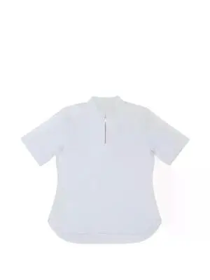 OFLAB Zip-fastening Short-sleeve T-shirt - White