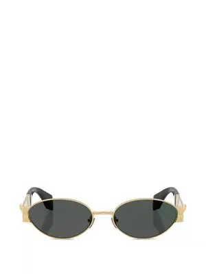 Versace Oval-frame Sunglasses - Gold