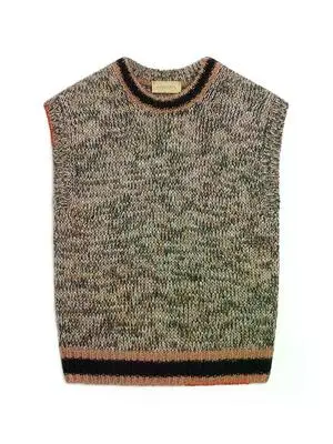 Momoni Lett Mouliné-knit Tank Top