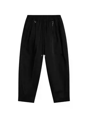 MASTERMIND WORLD Tapered-leg Drawstring Trousers - Black