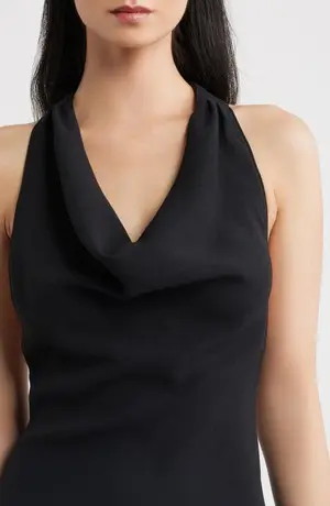 Torn By Ronny Kobo Rachel Halterneck Sheath Dress