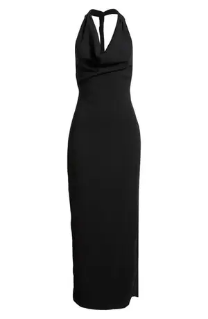 Torn By Ronny Kobo Rachel Halterneck Sheath Dress