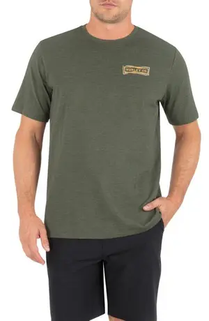 Hurley Journey Slub Graphic T-shirt - Charcoal Fern