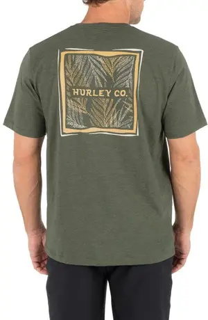 Hurley Journey Slub Graphic T-shirt - Charcoal Fern