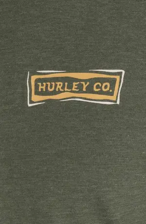 Hurley Journey Slub Graphic T-shirt - Charcoal Fern
