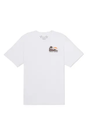 Hurley Island Scape Cotton Graphic T-shirt