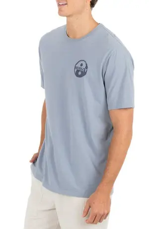 Hurley Window Of Sand Graphic T-shirt - Worker Blue