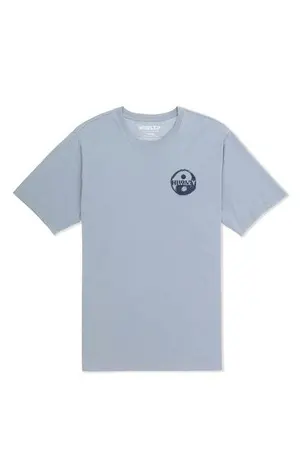 Hurley Window Of Sand Graphic T-shirt - Worker Blue