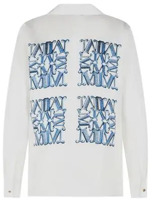 Max Mara Silk Twill Shirt - White