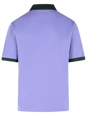 Marni Cotton Polo Shirt - Purple