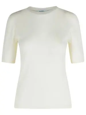Max Mara Gerico' Virgin Wool Sweater - White