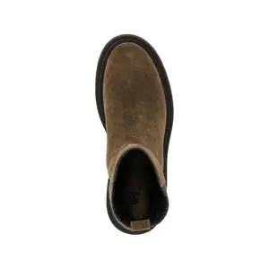Brunello Cucinelli Suede Chelsea Boots With Monili Embellishment - Brown