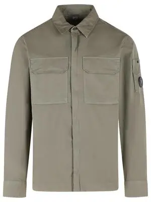 C.P. COMPANY Beige Cotton Overshirt - Cream