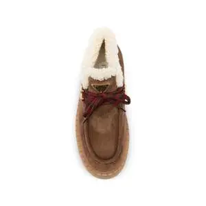 Prada Shoes With Tie Fastening And Shearling Trim