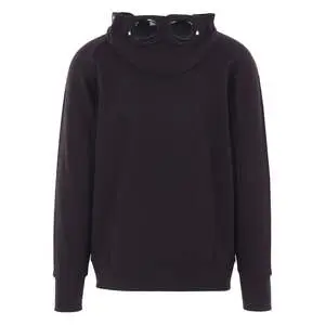 C.P. COMPANY Zip-up Cotton Hoodie With Goggles Detail