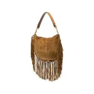 Isabel Marant Étoile Suede Shoulder Bag With Fringe Detail