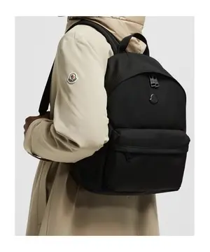 Moncler New Pierrick Logo Detailed Backpack