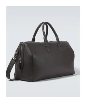 Brioni Leather Duffel Bag
