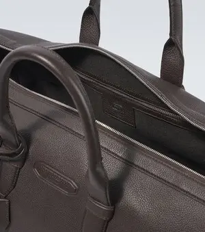 Brioni Leather Duffel Bag