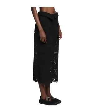Simone Rocha Lace Midi Skirt