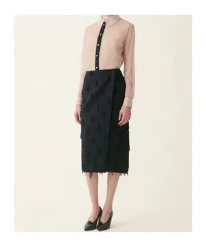 Fabiana Filippi Sheer Tulle Shirt With Lace Collar