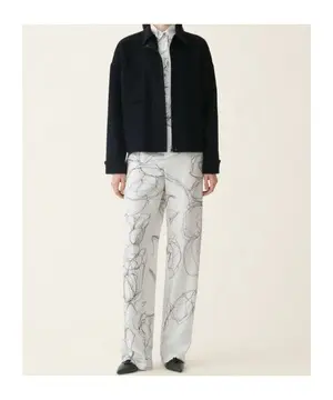 Fabiana Filippi Cropped Wool Shirt Jacket With Filo Diamante Detail