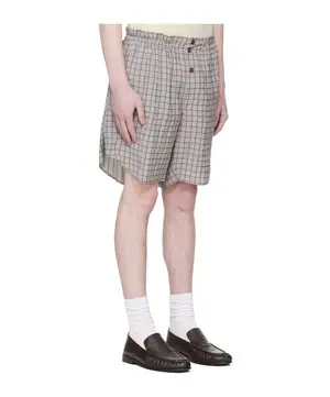 HED MAYNER Plaid Shorts