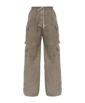 Rick Owens Drawstring Casual Pants - Grey