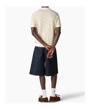 Casablanca Knit Logo Short Sleeve Polo Shirt