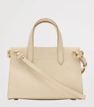 Burberry Mini Calfskin Cotswolds Tote Bag - Ivory