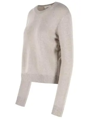 LISA YANG Beige Cashmere Sweater - Cream