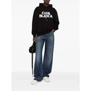 Casablanca Hooded Sweatshirt With Logo