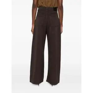 Sportmax Wide-leg Denim Jeans - Brown