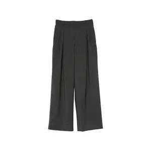 Max Mara Tailored Wide Leg Trousers - Gray