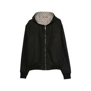 Gucci Reversible Gg Supreme Hooded Jacket