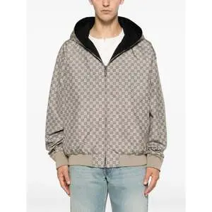 Gucci Reversible Gg Supreme Hooded Jacket