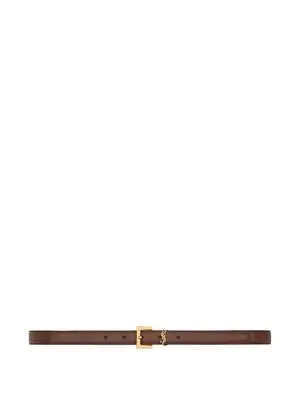Saint Laurent Cassandre Leather Belt - Multicolor