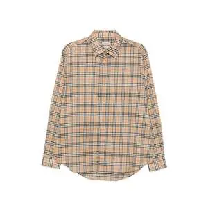 Burberry Neutrals Shirts - Cream