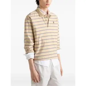 Prada Neutrals Polo Shirts