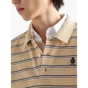 Prada Neutrals Polo Shirts
