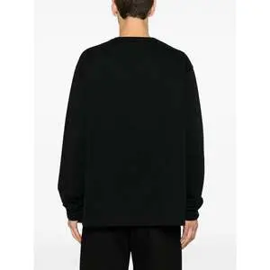 LEMAIRE Cotton Crew Neck Long Sleeve Sweatshirt With Chest Pocket